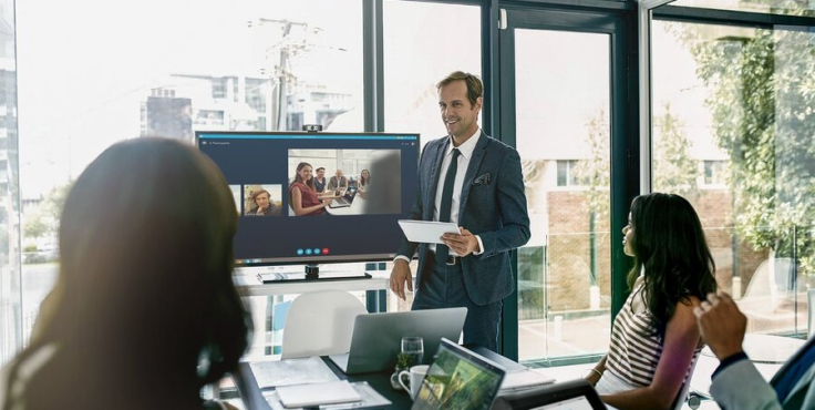 Create Collaborative Hybrid Workspaces with Video Conferencing ...